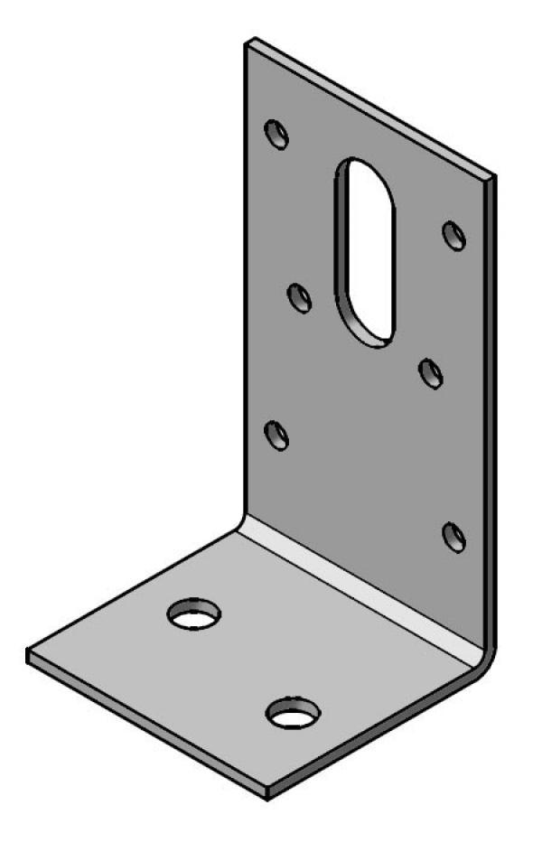 Light Duty Angle Brackets 80 x 40 x 42mm | Lintels Northwest