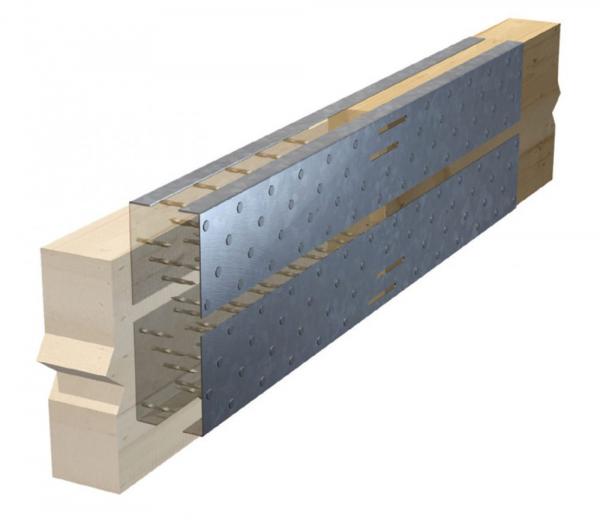 Splice Plate Kit with Nails (7x1.25kg) 82mm x 18mm x 550mm 4 Plates Per ...