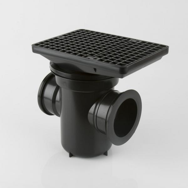 Underground Drain 110mm Back Inlet Bottle Gully Rectangular Grid ...