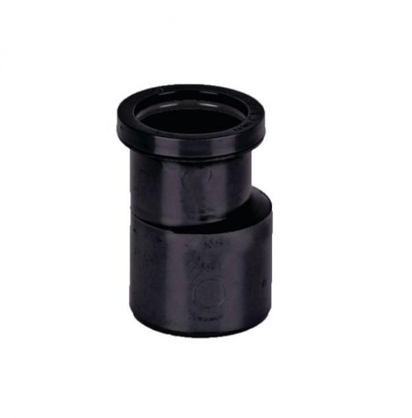 50mm x 40mm Waste Pipe Push-Fit Socket Reducer Black | Lintels Northwest