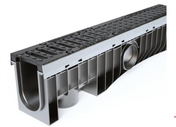 100mm HDPE/ST Channel c/w D400 DI Grate FB | Lintels Northwest
