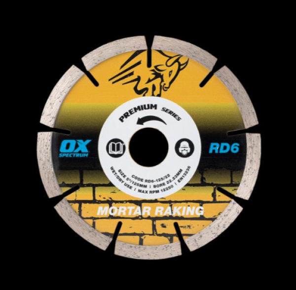 Spectrum Plus Diamond Blade Mortar Raking 115/22.23mm | Lintels Northwest