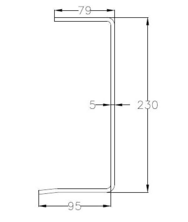 100mm Channel Section 3000mm Heavy Duty | Lintels Northwest