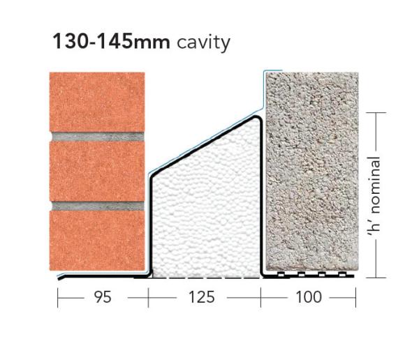 130-145mm Cavity Heavy Duty Lintel 2850mm | Lintels Northwest