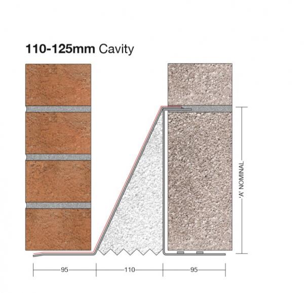 110-125mm Cavity Heavy Duty Lintel 750mm | Lintels Northwest