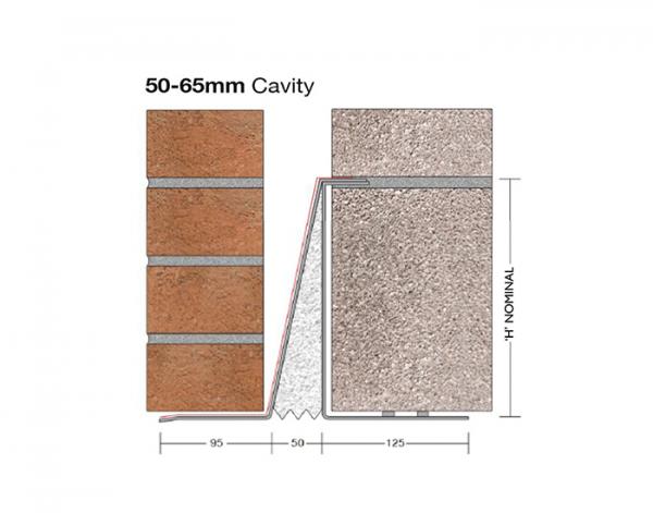 50-65mm Cavity Heavy Duty Wide Inner Leaf Lintel 2250mm | Lintels Northwest