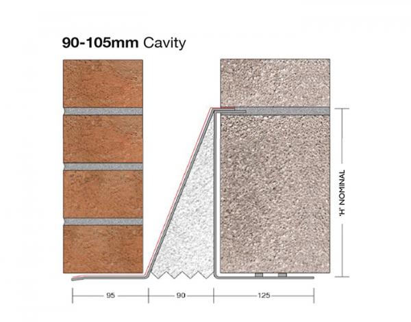 90-105mm Cavity Heavy Duty Wide Inner Leaf Lintel 1950mm | Lintels ...