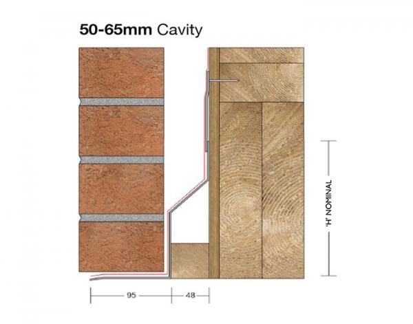 50-65mm Cavity Timber Frame Lintel Standard Duty 2400mm | Lintels Northwest
