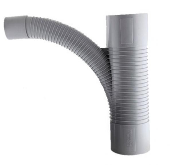 96mm - 54mm Grey BT PVC Phone Duct Junction 90° | Lintels Northwest