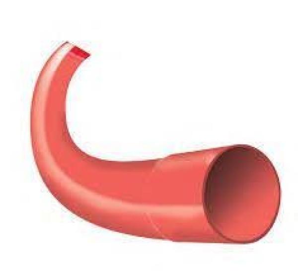 110mm Red Electric Duct Bend 90 degree | Lintels Northwest