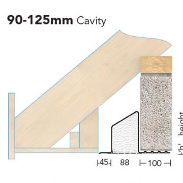 90-125mm Cavity Standard Duty Eaves Lintel 2400mm | Lintels Northwest