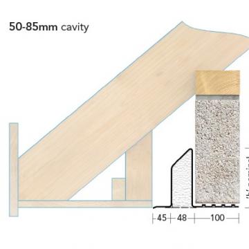 50-85mm Cavity Standard Duty Eaves Lintel 2100mm | Lintels Northwest