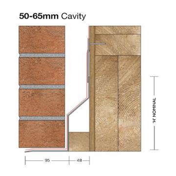 50-65mm Cavity Timber Frame Lintel Standard Duty 1800mm | Lintels Northwest